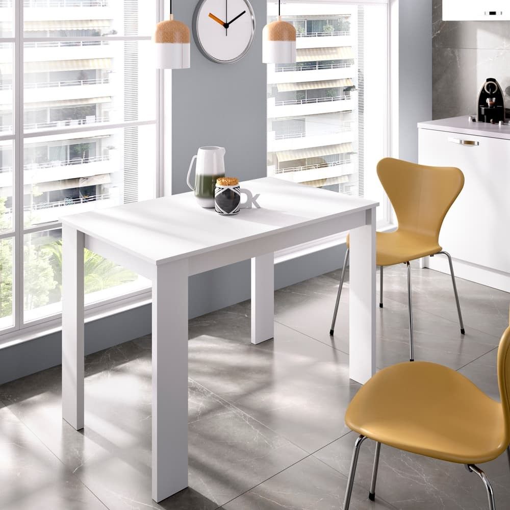 Mesa de cocina auxiliar Aspen blanca