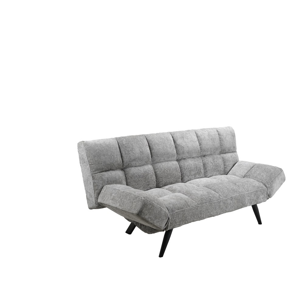 Sofá cama clique em clac Vega Fita Cinza 181 x 86 x 80 cm